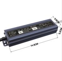 China IP67 24V 2.5A 60W Power Supply LED Driver Ultra Thin Ground Light Strips Light Box for sale