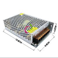 China Aluminum 72W 12 Volt LED Strip Driver 6A 90V - 250V For Advertising Sign Lighting for sale