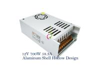 China Signboard LED Light Power Supply 58A 12V 700W Power Supply Single Output for sale