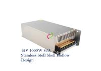 China Stainless Steel 12 Volt 1000 Watt Power Supply 83A IP20 Light Box Signboard Light for sale