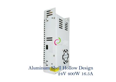 China 16.5A 24V 400W Power Supply IP20 Underground Light Box Minunum Fan for sale