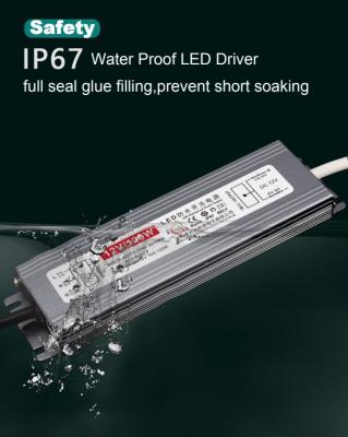 China Ultra Thin IP67 Waterproof Constant Voltage LED Driver 24V 30W For LED Light Box for sale