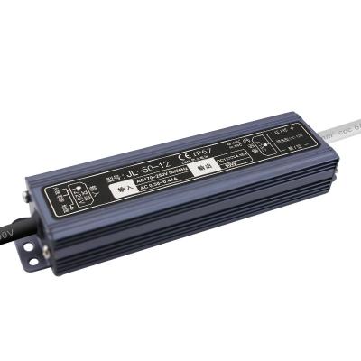 China 50W 12V 4.16A waterproof led driver ip67 For Lighting Strips Wall Light for sale