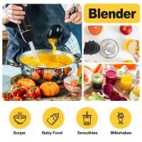 China Slim Ergonomic Hand Blender with DC Motor - 400W/600W/800W Power Options, Low Noise Design, 2-Speed Control for sale