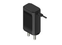 China Black 5W Universal Wall Mount Power Adapter - 5V 1000mA Output with FCC CE GS PSE CCC Certifications for sale