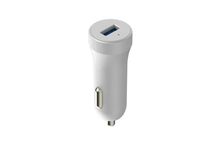 China Dual USB Car Charger 25mm × 47mm with PD30W & QC3.0 Fast Charging, 12-24V Input, 50W Output for sale