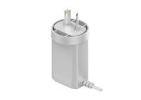 China AU Plug 5v Switching Power Supply White 1.5A AC 1500ma With 2 Prong for sale