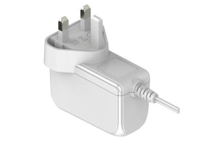 China White 3-Prong UK Plug Universal AC/DC Power Adapter 24W 12V 2A with CE FCC Safety Certifications for sale