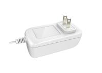 China 36W US Plug AC DC Power Adapter Black 12 - 24VAC Wall Mount Power Adapter for sale