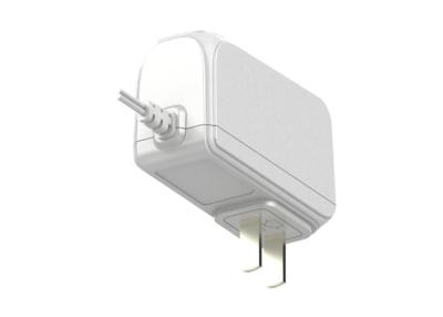 China 24V 0.5A / 12V 1.5A Wall Mount Power Adapter White Wall Mount Power Supply for sale