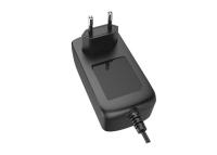 China 18W EU Plug Universal AC Power Adapter Black Color Energy Star Class 6 Efficiency for sale