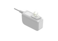 China 18W 24W 36W AC Power Adapter White Wall Mount With 5v - 15v Output for sale
