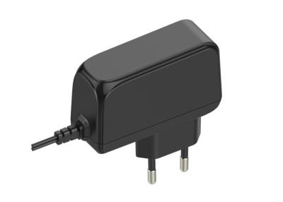 China EN60950 18W EU Plug Universal AC Power Adapter Black 2 Pin 1500ma for sale