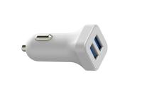 China Compact 12V-24V Dual USB Car Charger with 2.4A/3.0A Output and PD20W Fast Charging Technology for sale