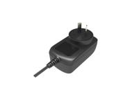 China White / Black Wall Mount Power Adapter With Universal Plug , 24V 0.5A / 12V 1.5A for sale