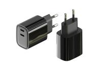 China High efficiency AC DC Power Adapter , Universal Power Adapter With Output 24V 1A / 12V 2A for sale