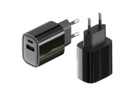 China High efficiency AC DC Power Adapter , Universal Power Adapter With Output 24V 1A / 12V 2A for sale