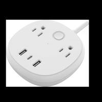 China PD 32W Smart Power Strip with USB-C 20W Fast Charging, Multiple AC Outlets and Universal Safety Certificates for sale
