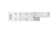 China 4 Port PD 32W Smart Power Strip with AC Socket 250V 16A 4000W Maximum Output for sale