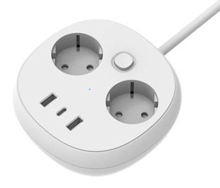 China PD 32W Smart Power Strip with 4000W AC Socket and Multiple USB Ports - 250V 16A Industrial Grade Charging Station for sale