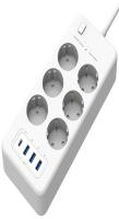 China 4 Port PD 32W Smart Power Strip with AC Socket 250V 16A 4000W Maximum Output for sale
