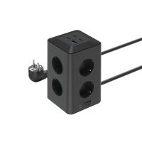 China PD 45W Smart Power Strip with 4 USB Ports, 250V 16A AC Socket and CE Certification for sale