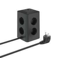 China PD 45W Smart Power Strip with 4 USB Ports, 250V 16A AC Socket and CE Certification for sale