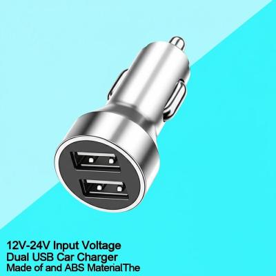 China 12V-24V Dual USB Car Charger with 2.4A 3.0A Output for EU AU UK US for sale