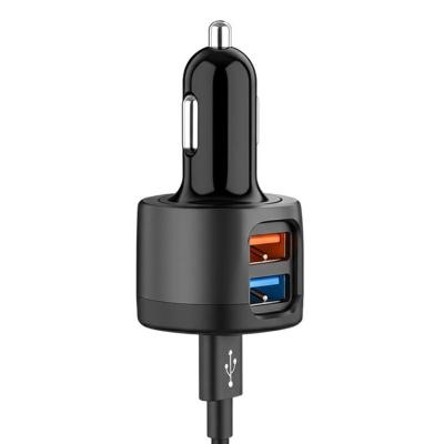 China Dual USB Car Charger 2.4A 3.0A for Smartphones Tablets for sale