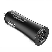China Dual USB Car Charger 2.4A 3.0A for 12V-24V Vehicles for sale