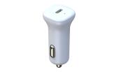 China Multi USB Port Car Charger 5V 3.4A 2.4A 2.1A Output with 50,000 Hours MTBF for Mobile Devices for sale