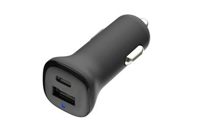 China Multi USB Port Car Charger 5V 3.4A 2.4A 2.1A Output with 50,000 Hours MTBF for Mobile Devices for sale