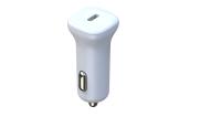 China Dual USB Car Charger with 2.4A-3.0A Output and 12V-24V Input Voltage for Fast Device Charging for sale