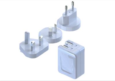 China Interchangeable AC 15W 18W 24W Wall Mount Power Adapter for sale