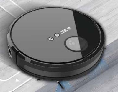 China 450ml Double Filter Water Tank Vacuum Cleaning Robot with 8000 RPM Suction and 7cm Slim Design for sale