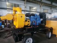 China Water Cooled Engine Mobile Trailer Water Pump Unit For Irrigation Firefighting for sale