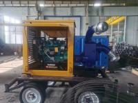 China 220V Flood Control Water Pump Unit Mobile Trailer Mounted Electric Start for sale
