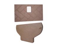 China Vermiculite Fire Resistant Plate Fireplace Insulation Board For Wood Stove for sale