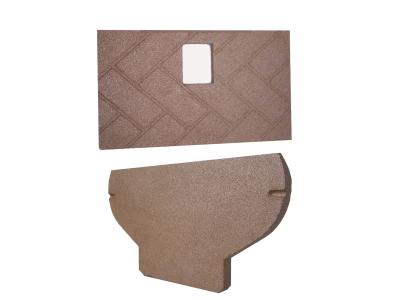 China Vermiculite Fire Resistant Plate Fireplace Insulation Board For Wood Stove for sale