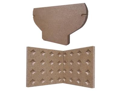 China U Groove Fireplace Insulation Board Rectangle Shape For Industrial for sale