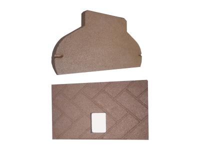 China Vermiculite Baffle Fireplace Insulation Board Heatproof Non Toxic for sale