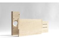 China Vermiculite Baffle Furnace Insulation Panels Shock Resistant Nontoxic for sale