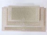China Furnace 475kgs/M3 Vermiculite Refractory Panel Fireproof Brick Effect for sale