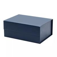 China Art Paper Cardboard Rigid Gift Boxes Luxury Flap Jewelry Folding Packaging for sale