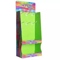 China Pet / Retail Store Corrugated Cardboard Display Stand With Hook for sale