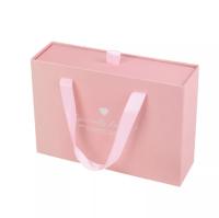 China Christmas Wedding Birthday Drawer Gift Box Luxury With Ribbon Cardboard Packing for sale
