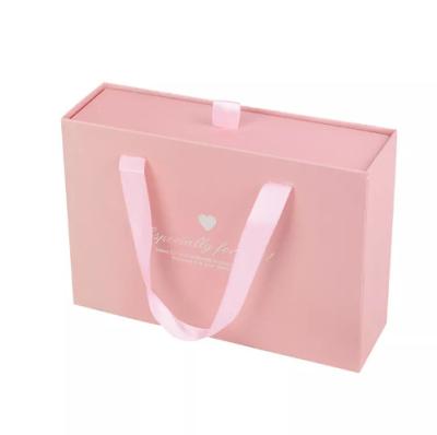 China Christmas Wedding Birthday Drawer Gift Box Luxury With Ribbon Cardboard Packing for sale