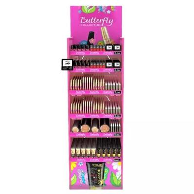 China Cosmetic Cardboard POS Display Racks For Retail Store Supermarket for sale