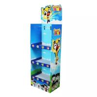 China Supermarket Cardboard POS Display , Custom Shelf Display Rack For Kids Toy for sale
