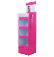 China Sport Shoes Supermarket Cardboard Shelf Display For Fitness Products for sale